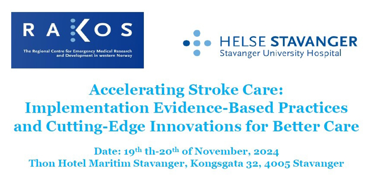 Stavanger Stroke Symposium - Helse Stavanger HF